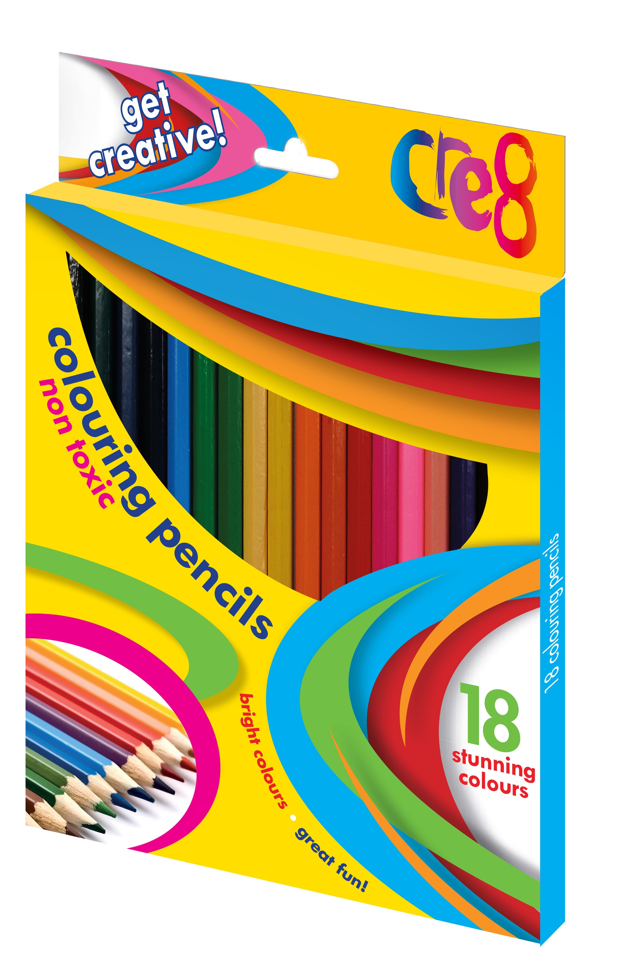 Cre8 Colouring Pencils 18's