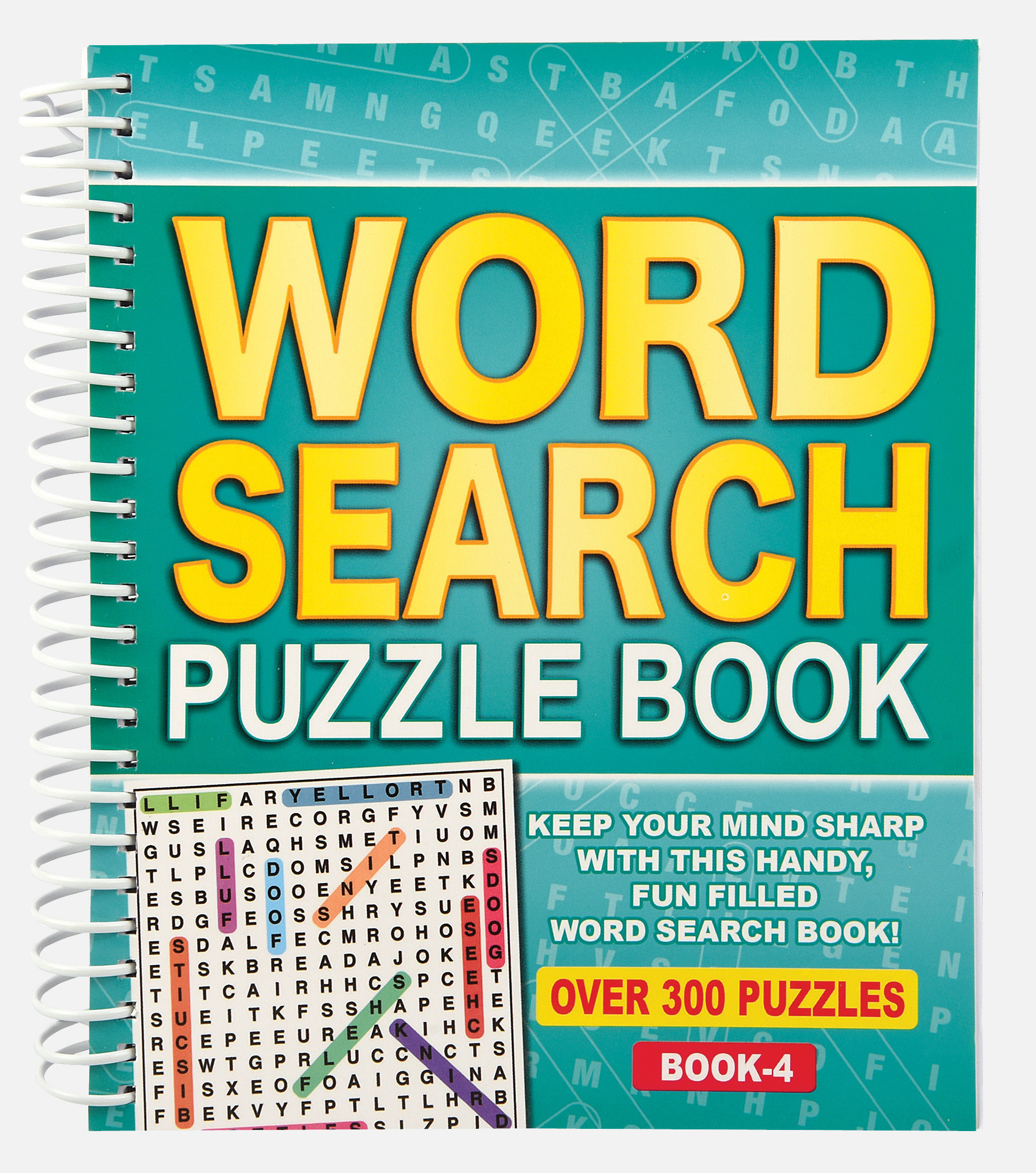 Spiral Bound Word Search Puzzle Book