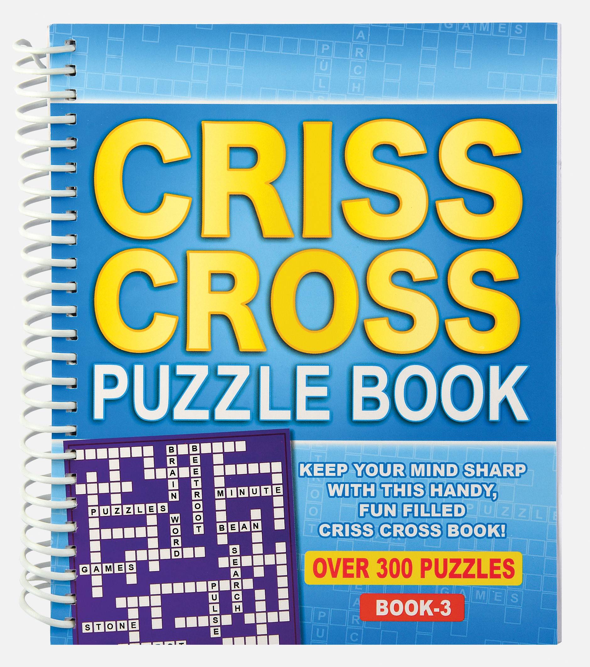 Spiral Bound Criss Cross Puzzle Book