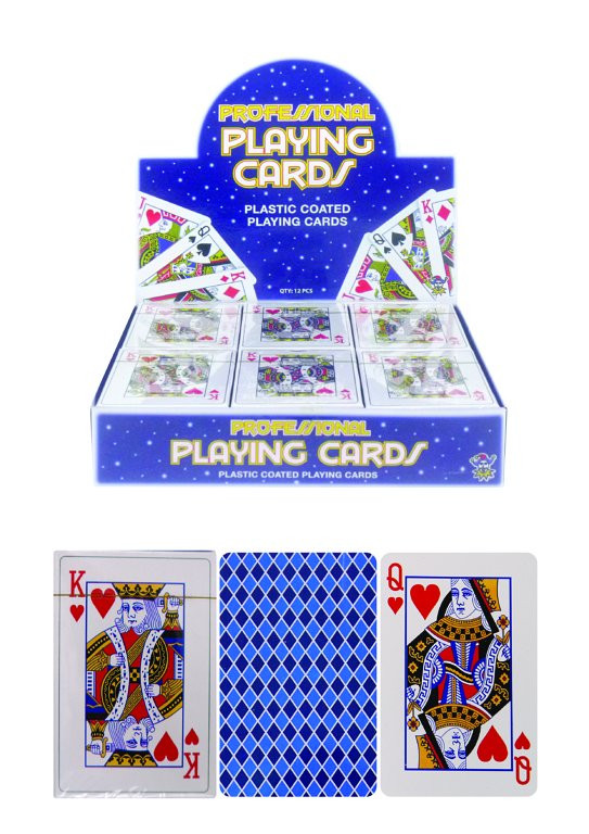 Plastic Coated Playing Cards CDU