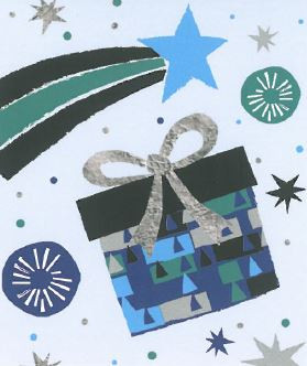 Gift Tag Male Blue Parcels - 2025/26 Club Collection - Catalogue Ranges