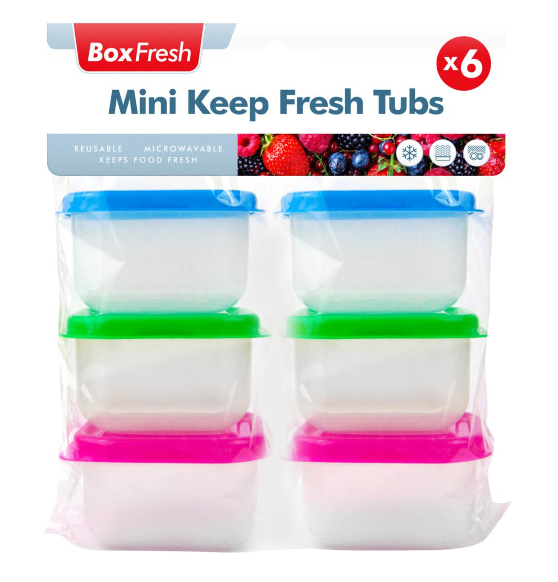 Mini Storage Boxes 6 Pk - Camping & BBQ - Household & Outdoor