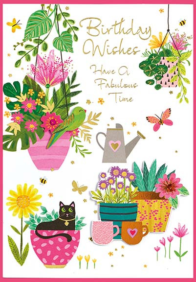 Open Female Isabel's Garden Card SE31868 - Ranges - Everyday Cards
