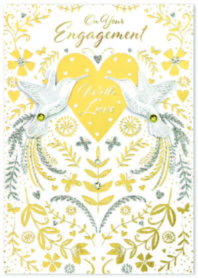 Engagement Isabel's Garden Card SE31873 - Isabel's Garden 2025 Everyday - Ranges - Everyday Cards