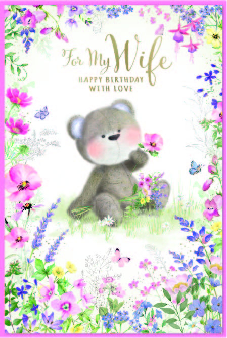 Wife Birthday Cute C75 Card SE31921 - Ranges - Everyday Cards