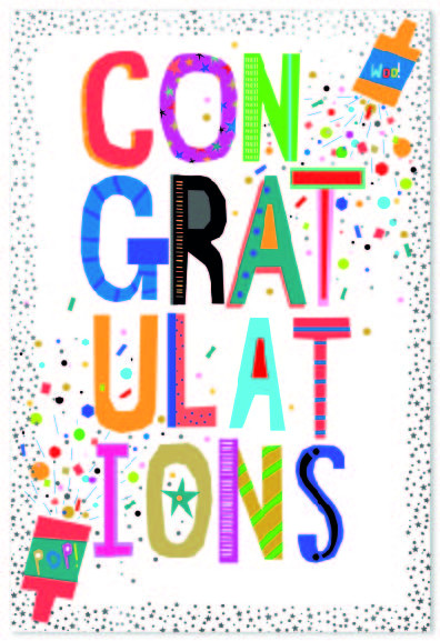 Congratulations C50 Card SE32010 - Ranges - Everyday Cards