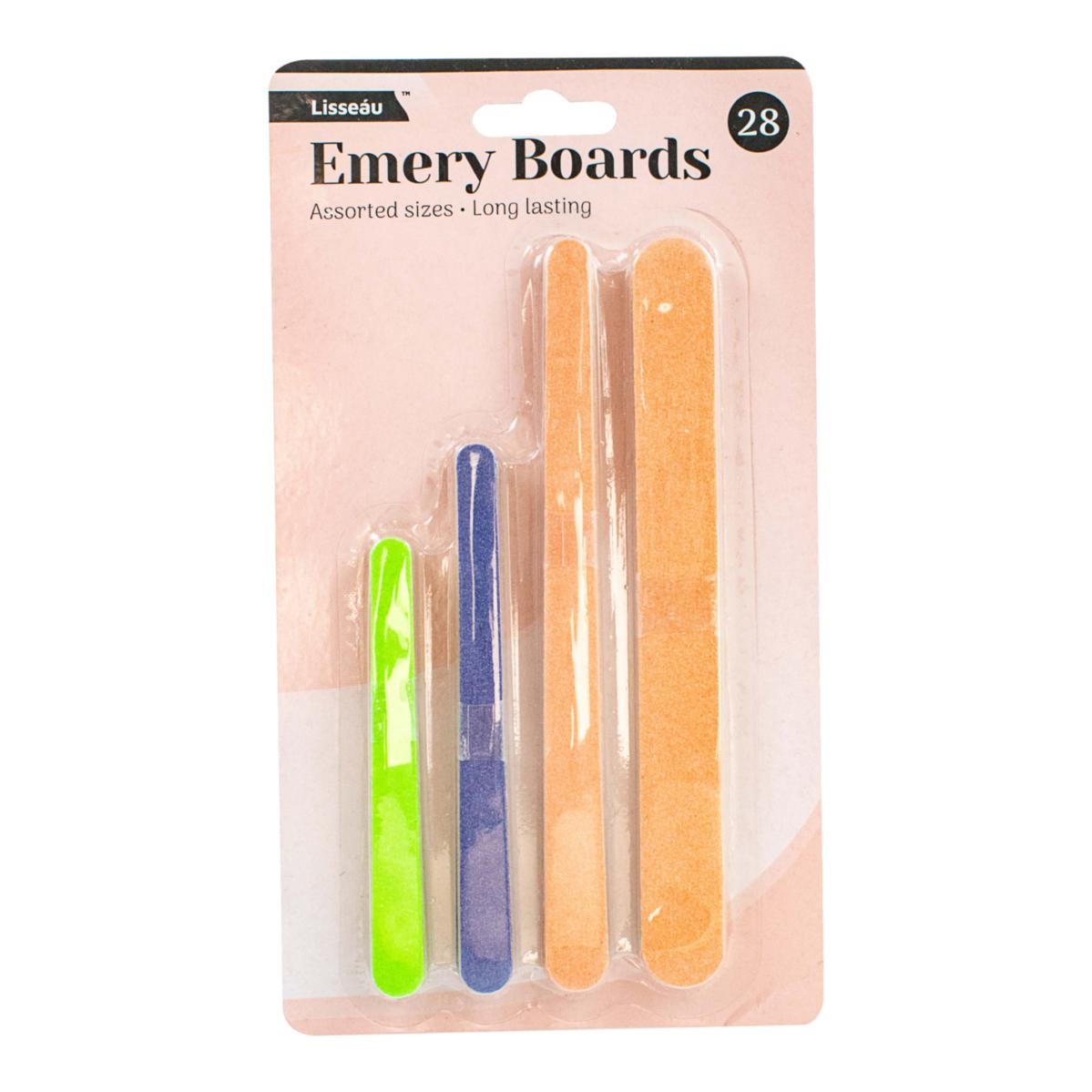 Emery Boards Assorted Sizes 28pk
