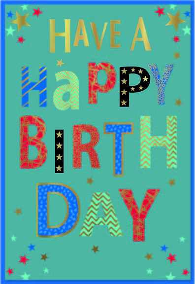 Open Male Modern C50 Card SE32411 - 32411 Code 50 - Ranges - Everyday Cards