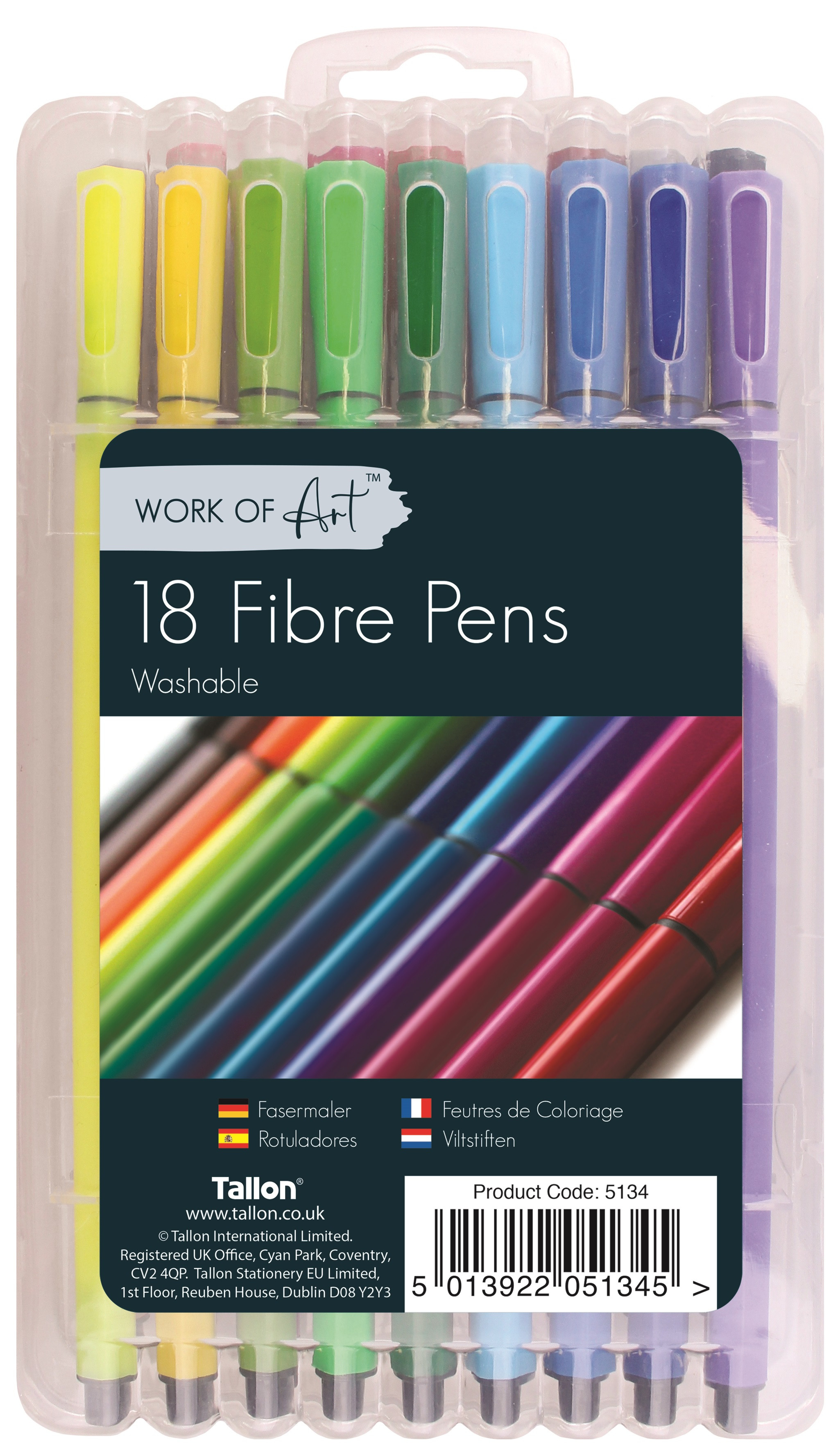 Work Of Art Washable Fibre Pens 18's - 2025 Autumn Specials - Catalogue ...