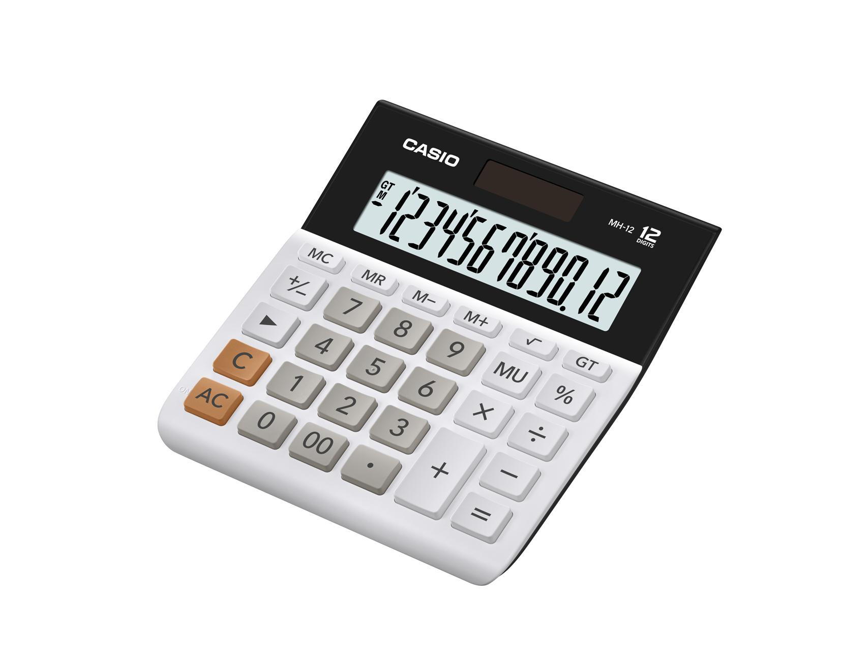 Casio Desk Calculator MH-12WE - 2025/26 Club Collection - Catalogue Ranges