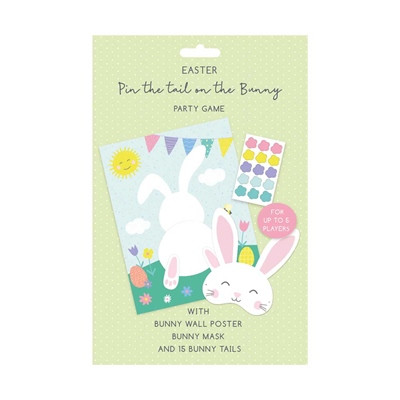 Easter Pin The Tail On The Bunny Game - Toys & Games