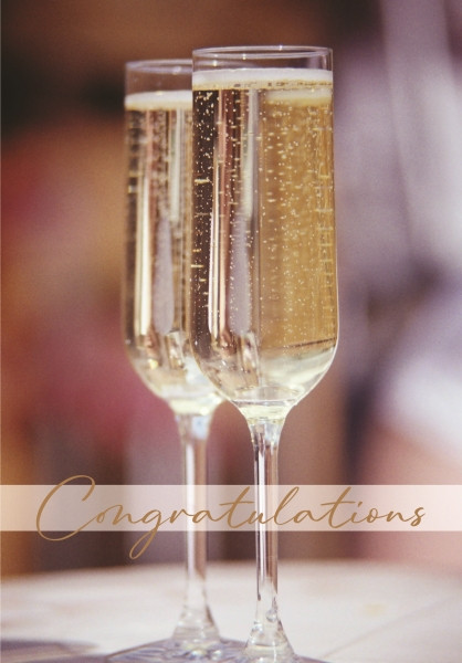Congratulations Champagne C50 Card JG0111 - The Jade Group Exclusive ...