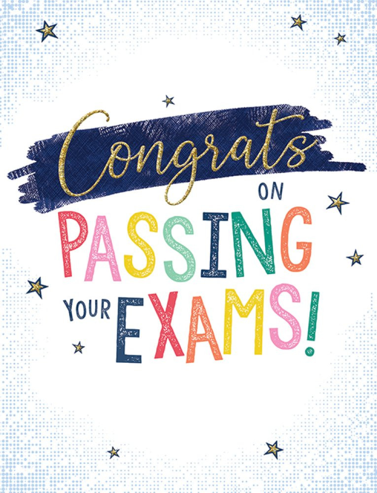 Exam Congrats 60 Cards C80977