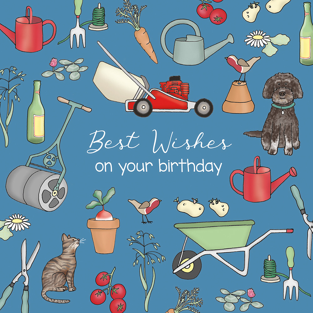 Open Male Trad Square Card EL008 - Kingfisher Cards - Ranges - Everyday Cards