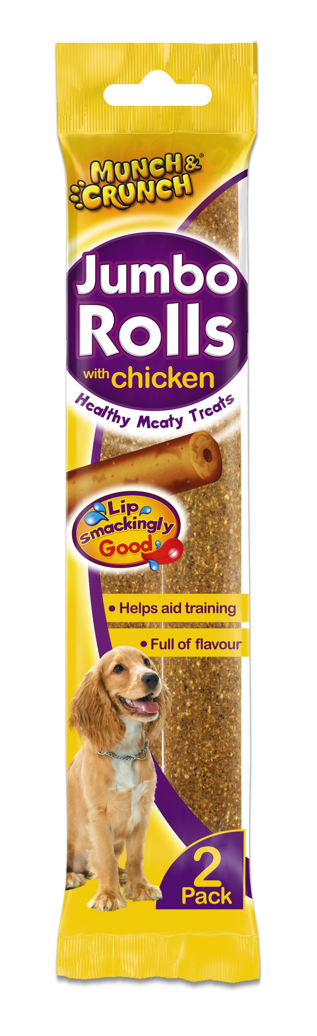 Munch & Crunch Jumbo Rolls With Chicken 2pk - Household & Outdoor