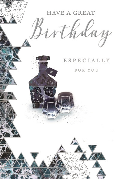 Open Male Trad C50 Card NES047 - Kingfisher Cards - Ranges - Everyday Cards