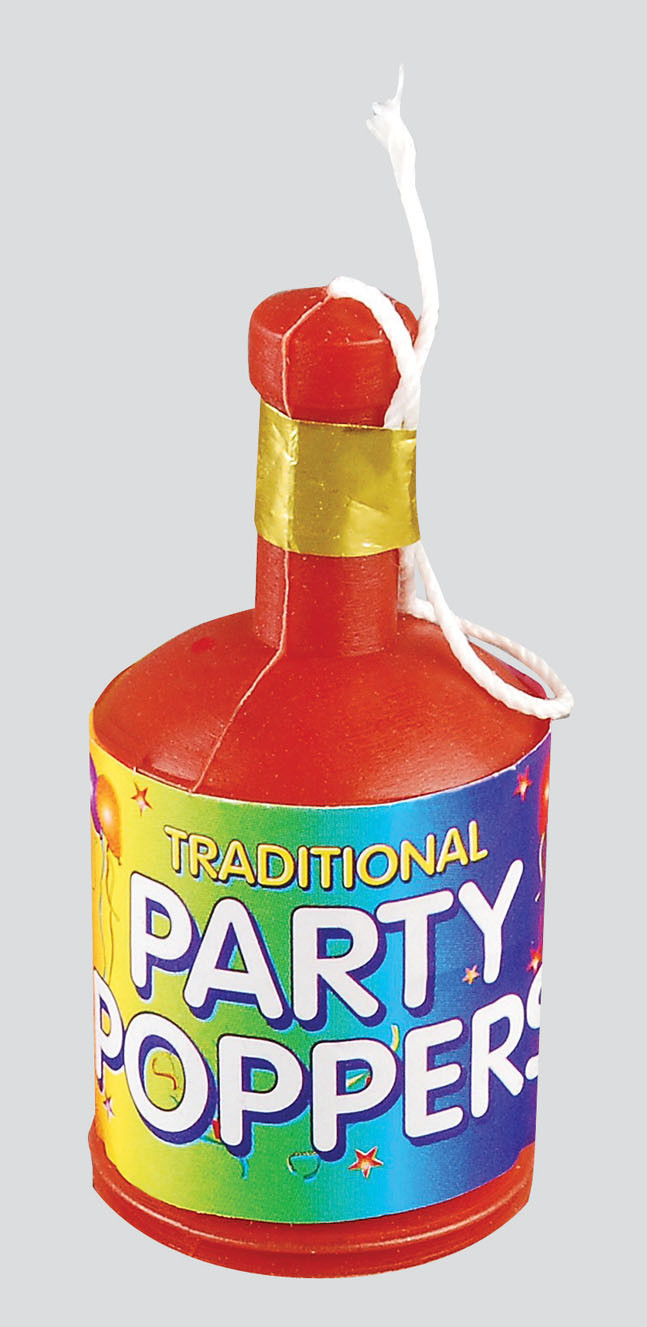 Party Poppers Box 12s