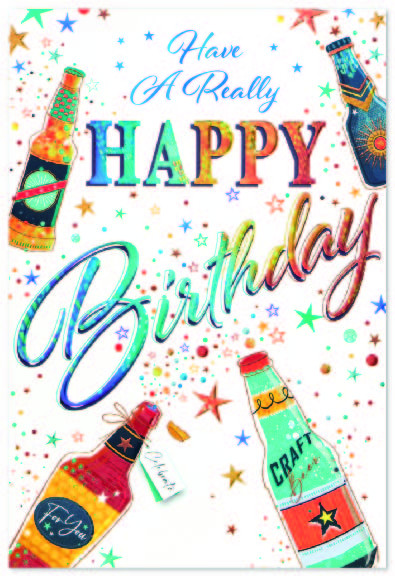 Open Male Beer C50 Card SE32656 - Everyday Cards