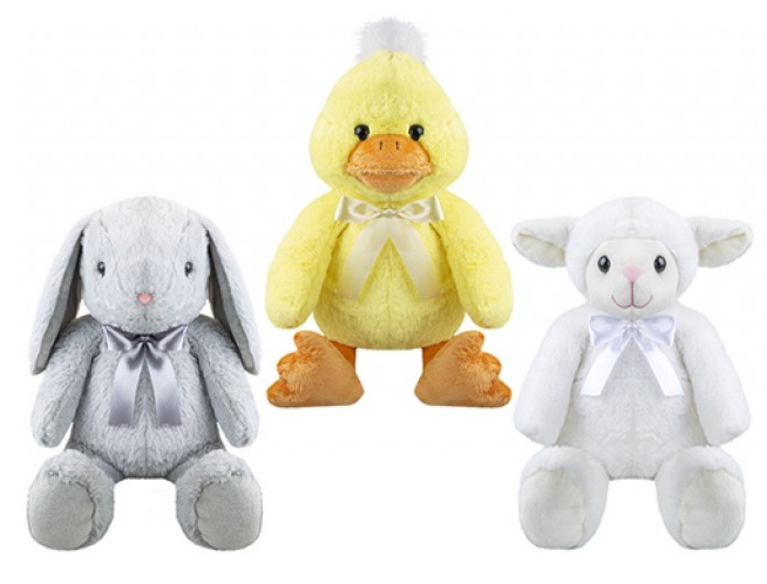 32cm Plush Mix Bunny/Chick/Lamb