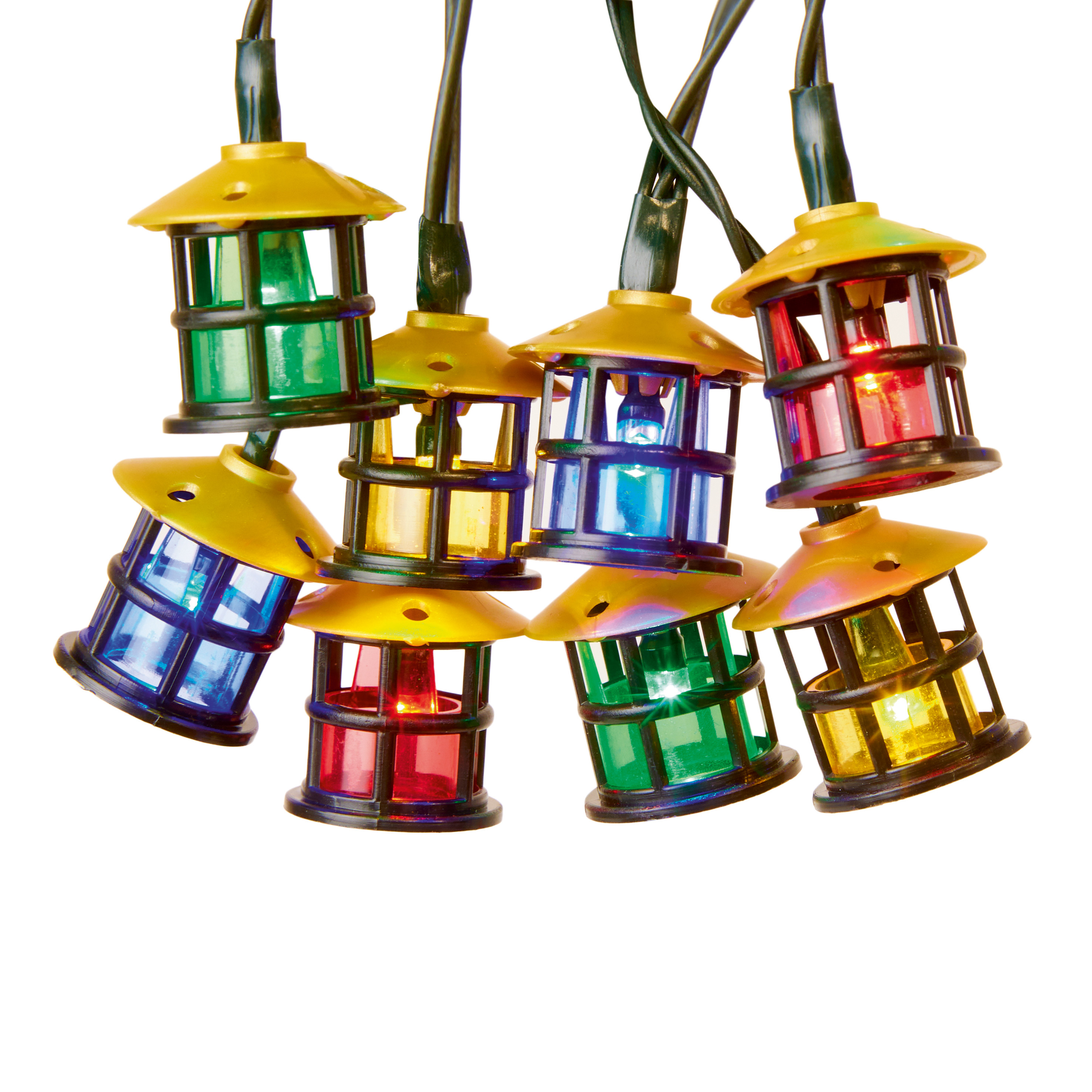 XH4213 80 Retro Light Set Lantern Cap - Christmas