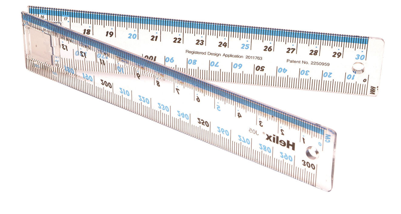 Helix 30cm Folding Ruler